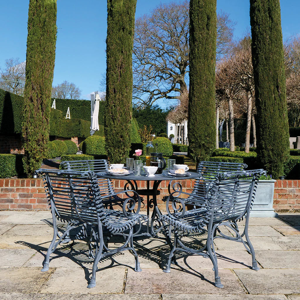 Arras Dining Table & Four Carver Chairs– A Place In The Garden UK